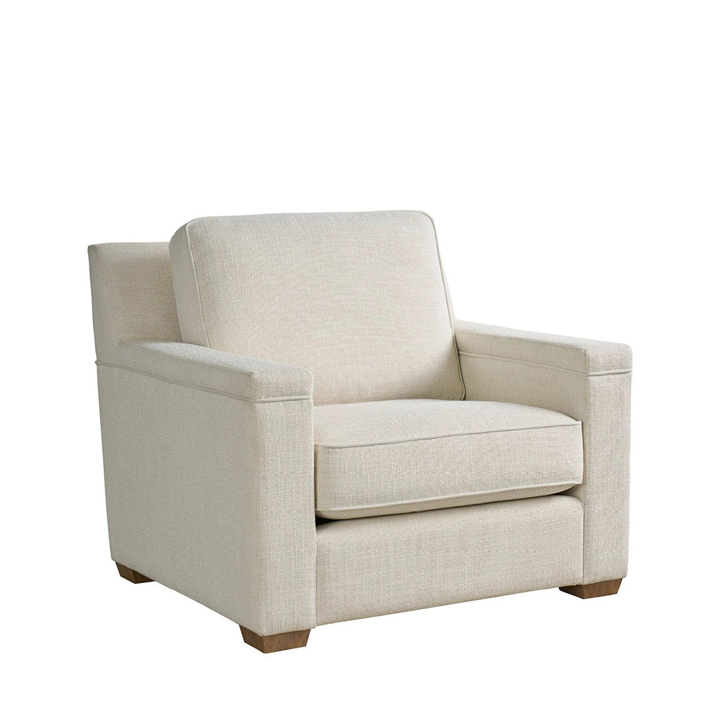 Universal Leah Fabric Rectangular Sofa Chair – Comfort Design Furniture