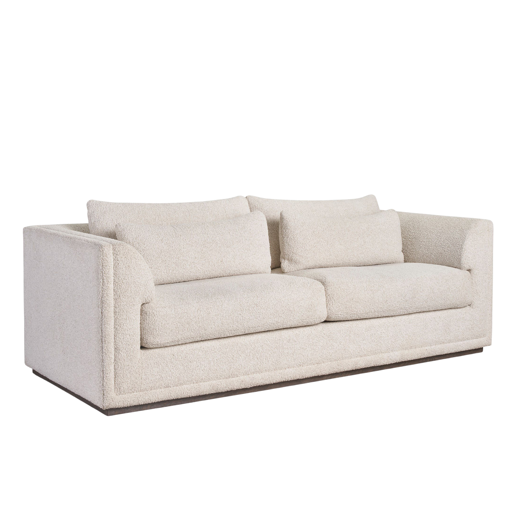 Universal Theo Fabric Loveseat in Sheldon Ivory – Comfort Design Furniture